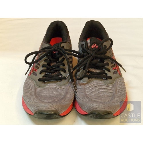 ASICS FuzeX Running Shoes, Grey with Black and Coral Accents, Featuring ...