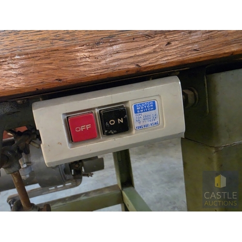 Hubert Industrial Electric Sewing Machine, Fitted with Clutch Motor ...