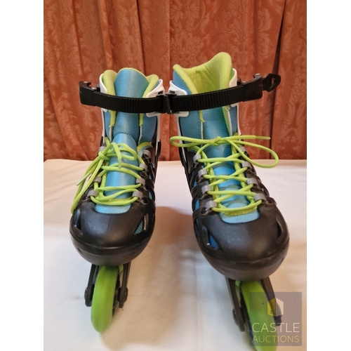 Pair of Firefly ILS 300 B Adjustable Inline Skates, Size EU 33-36 (US 2 ...