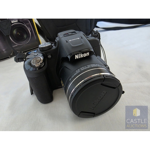 NIKON Coolpix P610 Digital Camera, with 60x Wide Optical Zoom Lens, 4.3 ...