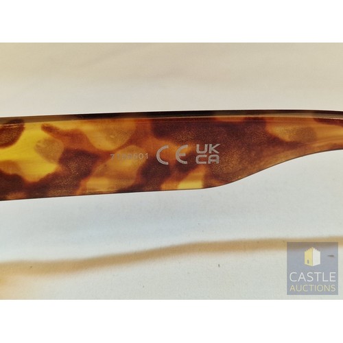 2 x Pairs of Stylish Sunglasses; Tortoiseshell- Effect Rectangle Cat ...