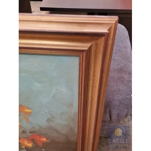 Beautiful Bouquet of Flowers - Still Life, Original Oil on The Board in ...