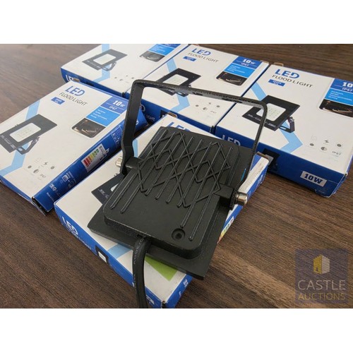 Set of 5 x LED Mini Floodlights, (IP67, 10w), 'A' Energy Rating, Unused ...