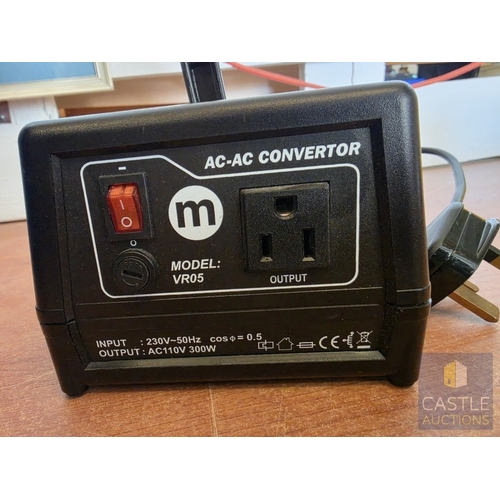 Maplin AC-AC Convertor, Model VR05, Input 230v, Output 110v, * Basic ...
