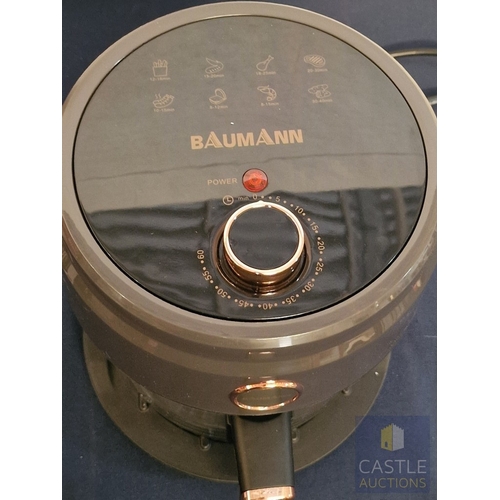 'BAUMANN' Glass Air Fryer, Model: LAF- 01 (4L/1400W MAX/Boxed ...