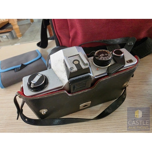 PRAKTICA MTL3 35mm Film Camera, with 3 x Lenses, Inc. 70-120mm ...
