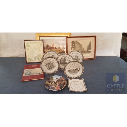 5 x Souvenir Plates, 3 x Pictures & 1 x Hard Back Book, All Of ...