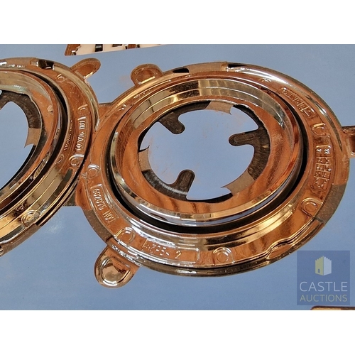 Genuine 'Geberit' Dual Flush Plate Mounting Frame Assembly Chrome ...
