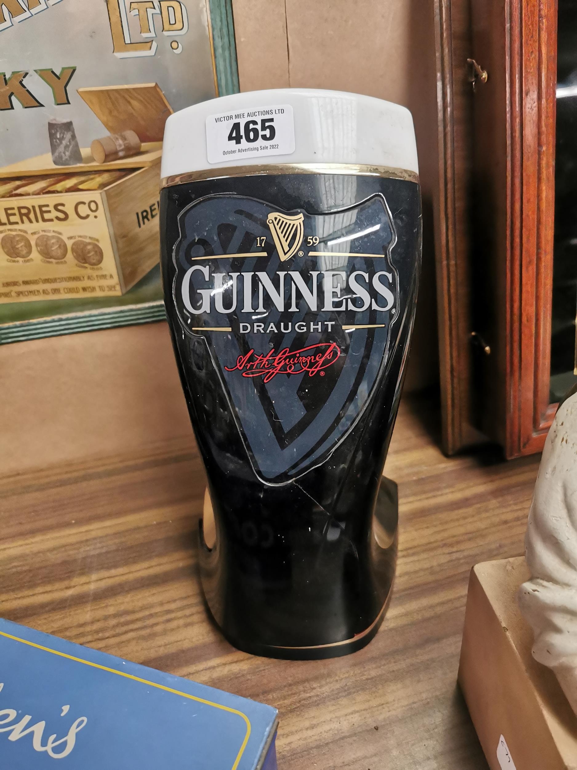 Guinness Draught counter display - auctions & price archive