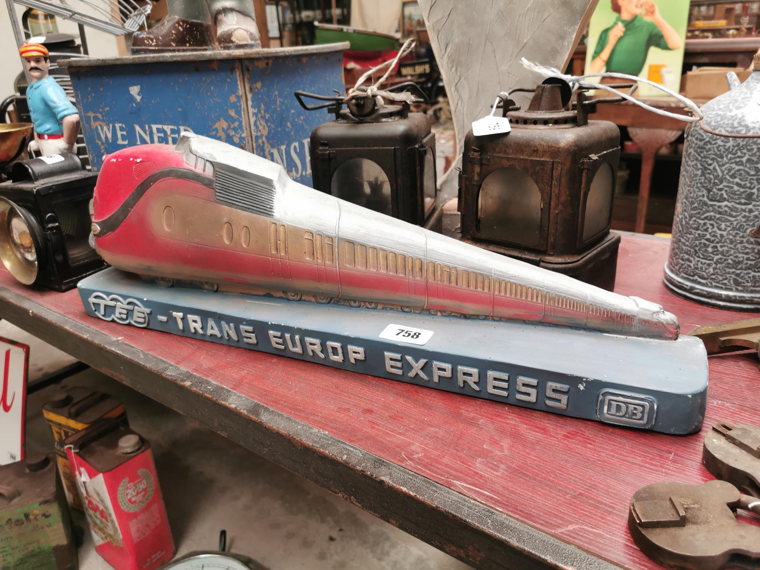 Model of TEE Trans Europ Express Train - auctions & price archive