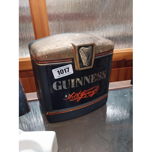Guinness counter advertising font {22 cm H x 20 cm W x 13 cm D}.