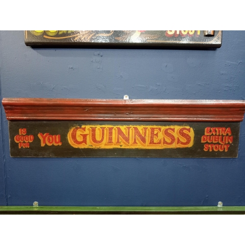 Guinness is Good For you painted advertising board {H 23cm x W 90cm x D ...