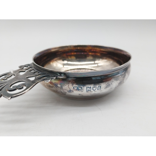 English silver porringer/bleeding bowl, the bottom is struck with the ...