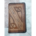 Long Kesh prison art wallet. {13 cm L x 10 cm W}.