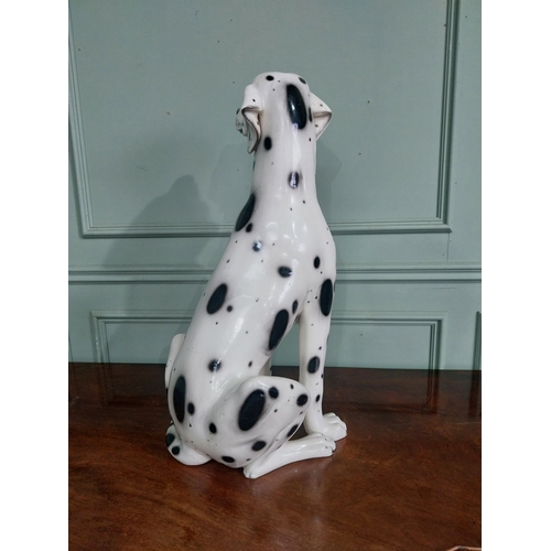 Hand painted life sized ceramic model of a Dalmation. {74 cm H x 38 cm ...