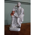 Staffordshire ceramic figure of Shakespeare. {28 cm H x x 15 cm W x 9 ...