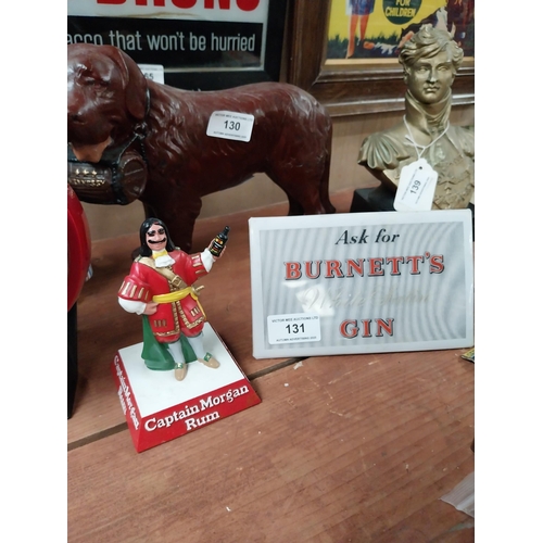 Ask for Burnett's Gin celluloid shelf sign {10 cm H x 17 cm W} and ...