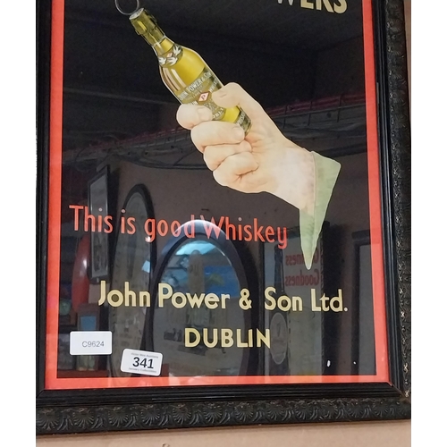 Buy the Powers This is Good Whiskey framed advertising print. {55 cm H ...