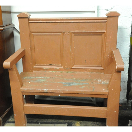 Painted Bench Seattle (46" W x 24" D x 50" H)