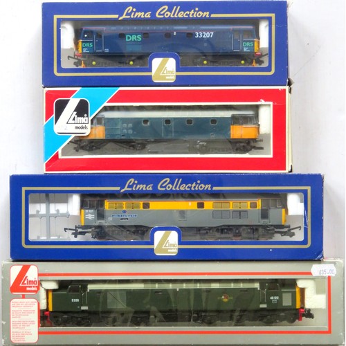 LIMA 00 gauge Diesel Locos comprising: Class 40 No. 40122/D200 BR green ...