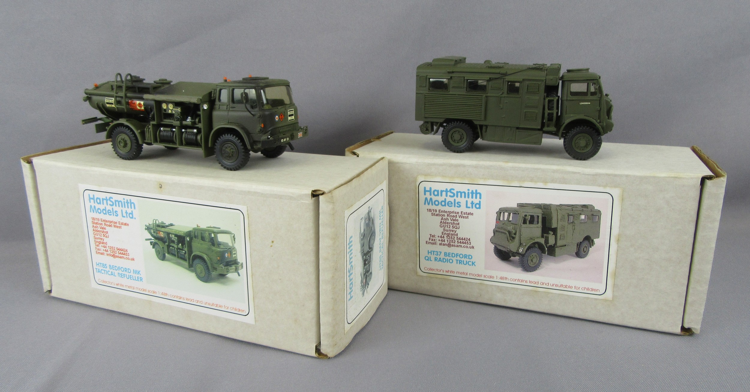 HARTSMITH MODELS 1/48 HT85 Bedford MK Tactical Refueller and HT37 ...