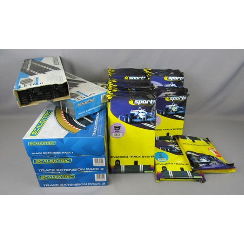 SCALEXTRIC TRACK, group of Ex-hobby shop stock, mostly unopened to ...