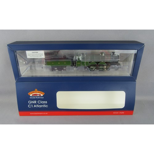 Bachmann OO Gauge 31-761 4-4-2 GNR lined Apple green C1 Class Atlantic ...