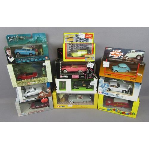 CORGI TV REALTED to include Inspector Morse, The Saint, Z Cars, Monkee ...