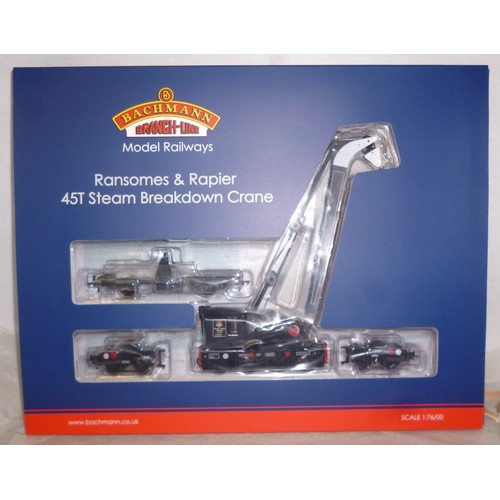 Bachmann OO Gauge 38-802 BR lined black “Ransomes & Rapier” 45 Ton ...