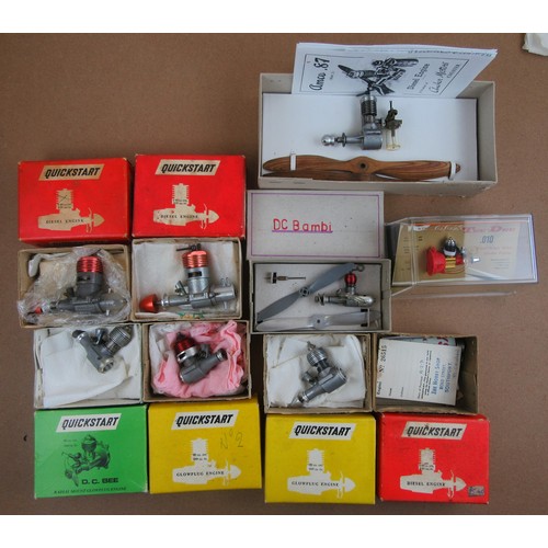 QUICKSTART VINTAGE MODEL AIRCRAFT ENGINES to include 1.49cc x2, 0.80cc ...