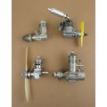 VINTAGE MODEL AIRCRAFT ENGINES to include Paoyra 7, RCV 58CD, Hallam ...