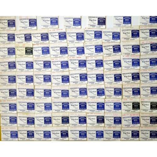 KINGS CROSS 4mm scale 75+ x Etched Loco Nameplates. All in unopened ...