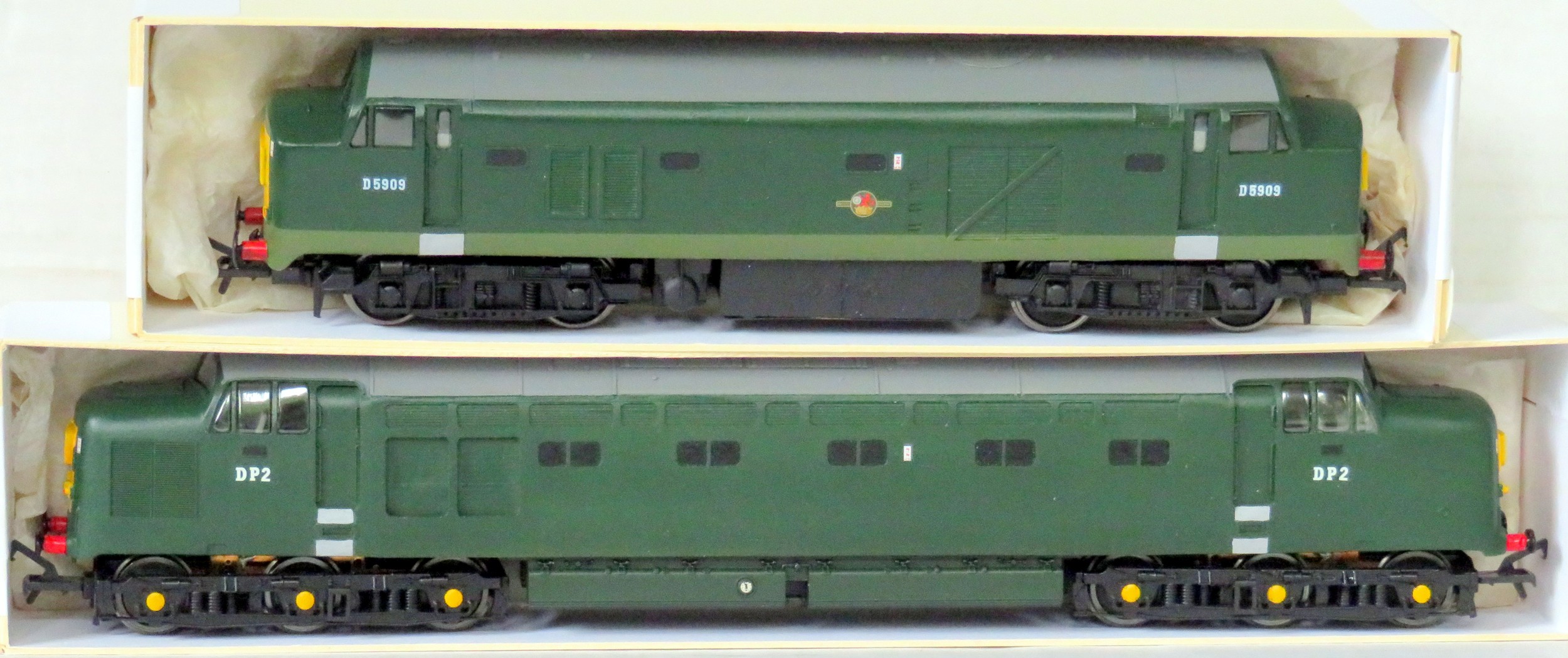 SILVER FOX 00 Gauge Locos comprising: Co-Co Diesel Loco No. DP2 BR ...