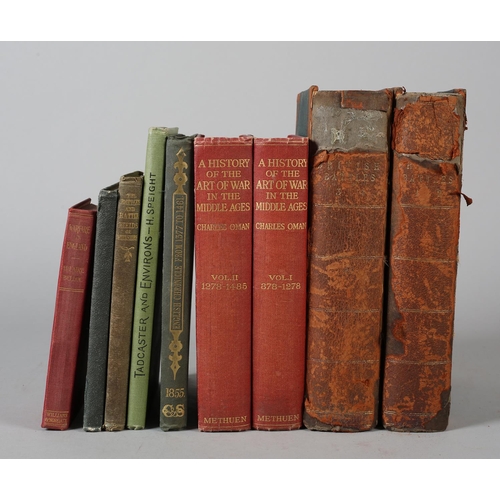 WHEATER F; THE HISTORY OF SHERBURN AND CAWOOD, 1865, blue cloth ...