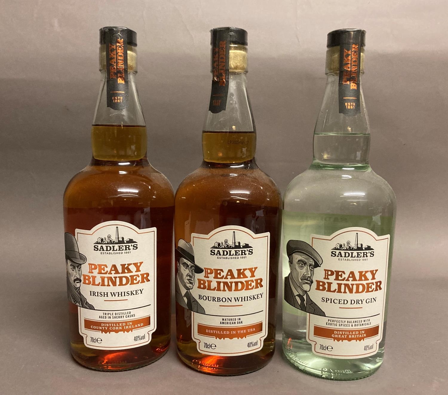Peaky Blinder - Irish Whiskey, Peaky Blinder - Bourbon Whiskey, Peaky ...