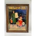 A vintage advertising poster for Dee & Ess Cocoa Essence manufactured by Mazawattee Tea Co Ltd, chro
