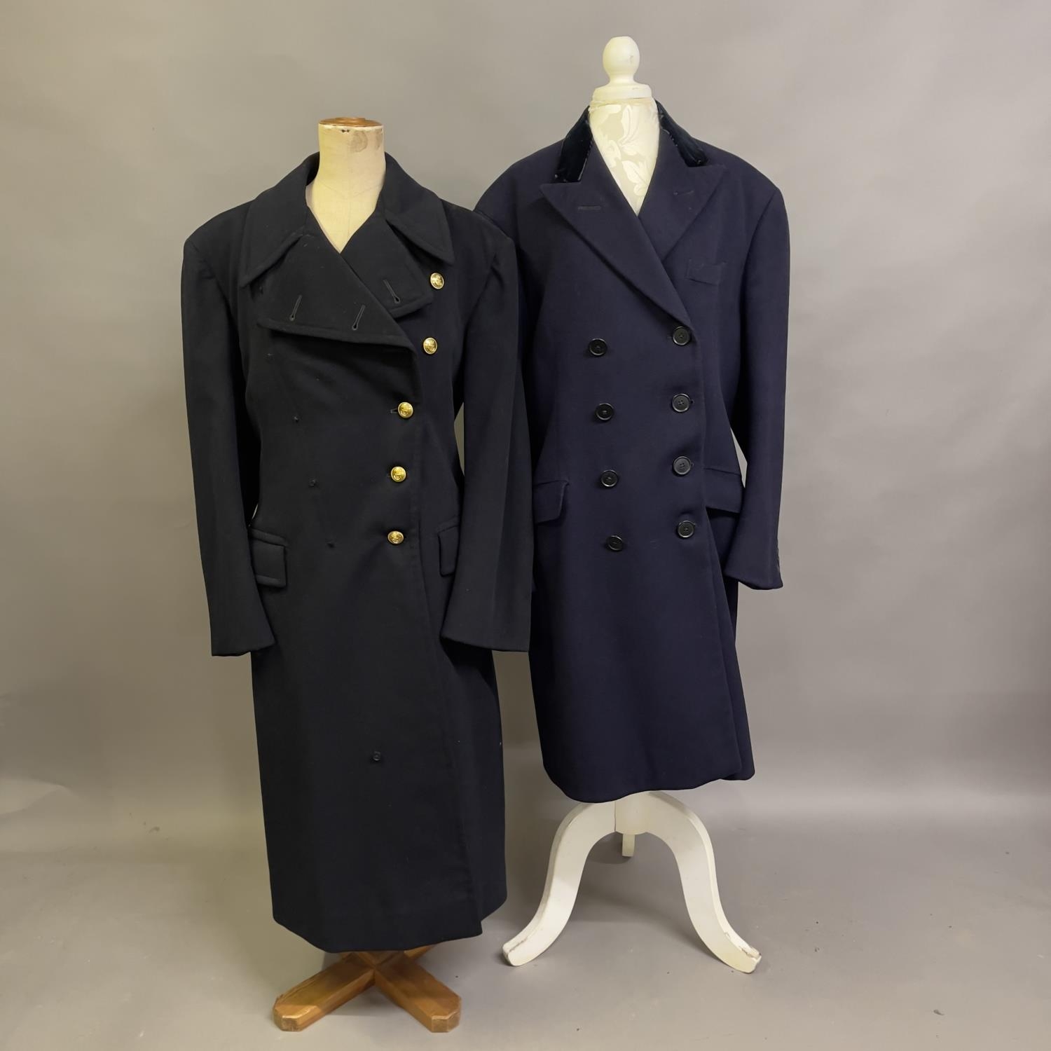 Vintage Naval overcoat plus others: The first with rank stripes on the ...
