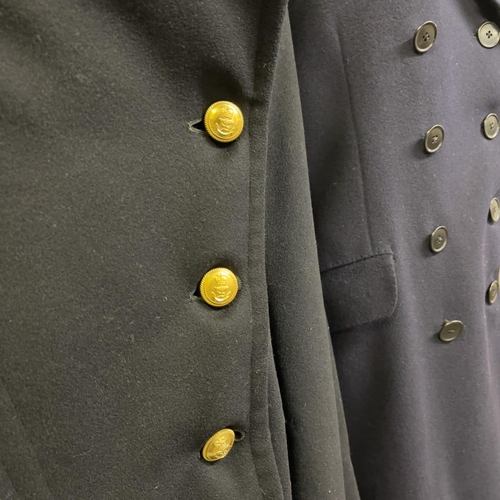Vintage Naval overcoat plus others: The first with rank stripes on the ...