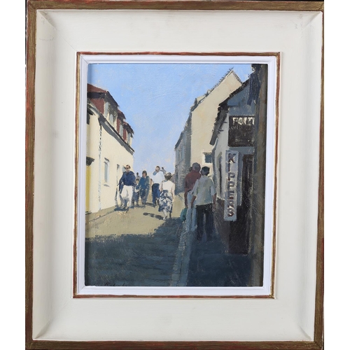 Gillian Roberts (British XX-XXI), Fortunes, Whitby, oil on board ...