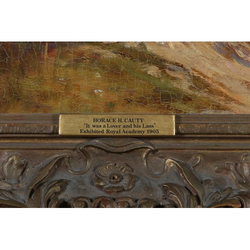 HORACE HENRY CAUTY (1846-1909) 'It was a Lover and his Lass', Exhibited ...