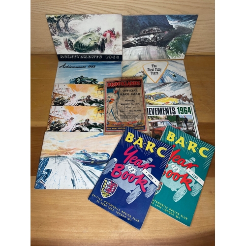 A selection of booklets of Vintage Motoring and Motor Racing interest ...