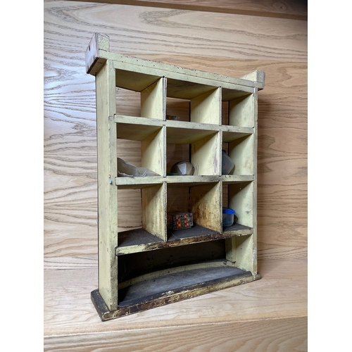 A Dunlop Inner Tube shop counter display stand missing pediment and ...