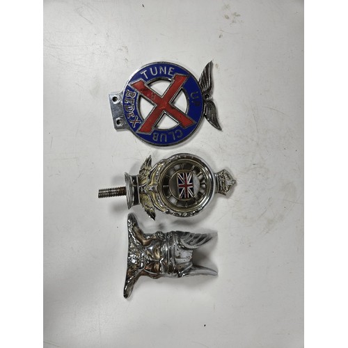 3 Car Badges, one RedeX X one Royal Automobile club one Head. Shipping ...