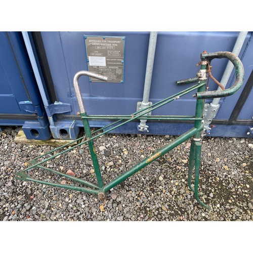 Royal Star Badged Cross Frame Bicycle Frame. This Item Cannot Be Shipped.