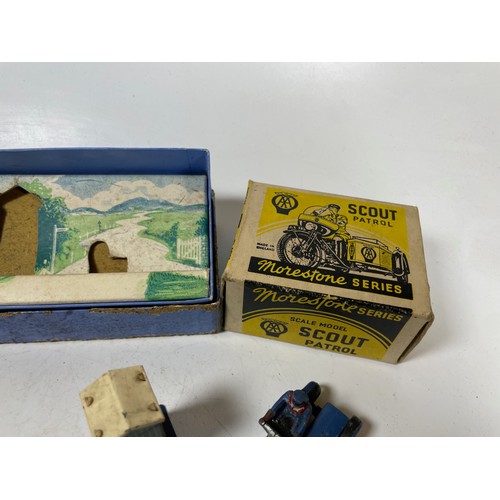 Selection of Motorcycle Die Cast Models. Budgie TT Racer, Dinky RAC ...