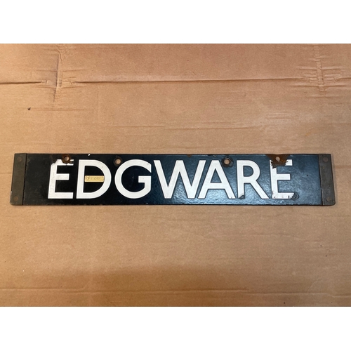 London Transport Northern Line Tube Car Enamel Destination Board ...
