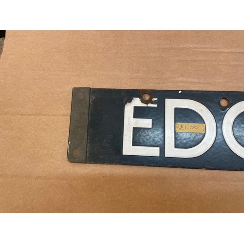 London Transport Northern Line Tube Car Enamel Destination Board ...