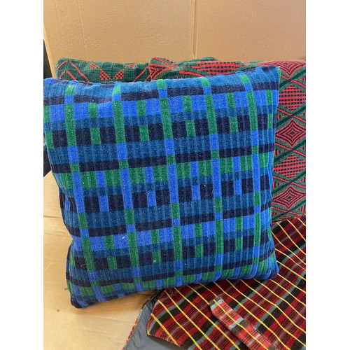 3no London Transport Moquette Cushions and Waistcoat, As Sold By London ...