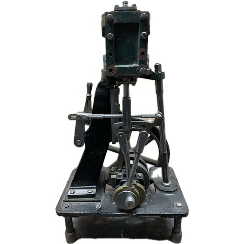 Vertical Steam Engine, Appearing Complete But Needing Some Finishing ...