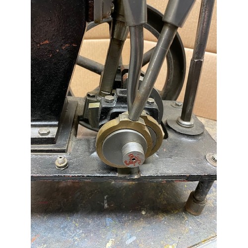Vertical Steam Engine, Appearing Complete But Needing Some Finishing ...